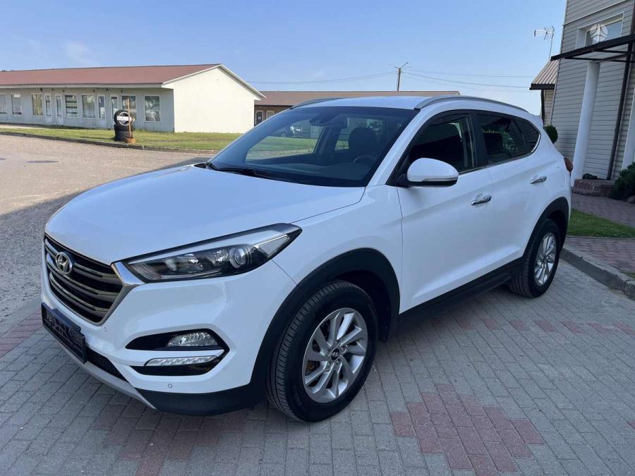 Balts Hyundai Tucson 2017 Viļņa, ar dzinēja tilpumu 1.69 L un nobraukumu 240 tūkst. km par 9700 €, foto 5 vietnē AUTOMOTO.COM.LV