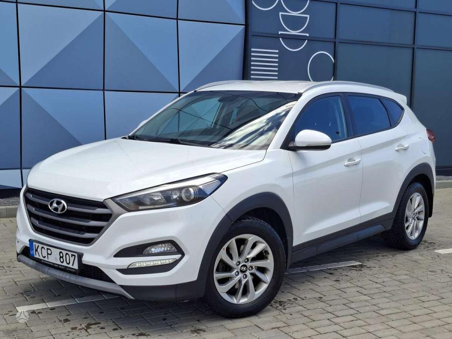 Balts Hyundai Tucson 2017 Šilutė, ar dzinēja tilpumu 1.69 L un nobraukumu 290 tūkst. km par 8900 €, foto 3 vietnē AUTOMOTO.COM.LV