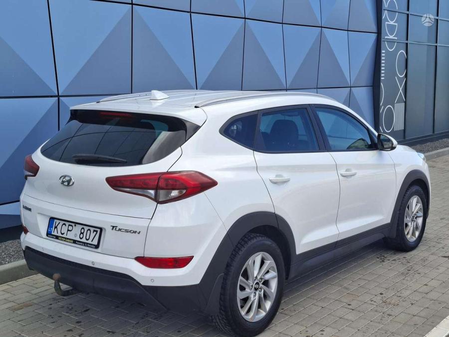 Balts Hyundai Tucson 2017 Šilutė, ar dzinēja tilpumu 1.69 L un nobraukumu 290 tūkst. km par 8900 €, foto 6 vietnē AUTOMOTO.COM.LV