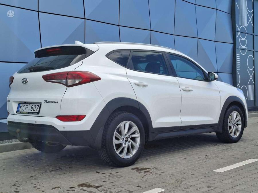 Balts Hyundai Tucson 2017 Šilutė, ar dzinēja tilpumu 1.69 L un nobraukumu 290 tūkst. km par 8900 €, foto 7 vietnē AUTOMOTO.COM.LV