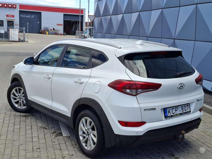 Balts Hyundai Tucson 2017 Šilutė, ar dzinēja tilpumu 1.69 L un nobraukumu 290 tūkst. km par 8900 €, foto 10 vietnē AUTOMOTO.COM.LV