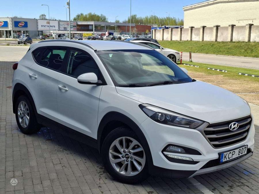 Balts Hyundai Tucson 2017 Šilutė, ar dzinēja tilpumu 1.69 L un nobraukumu 290 tūkst. km par 8900 €, foto 11 vietnē AUTOMOTO.COM.LV