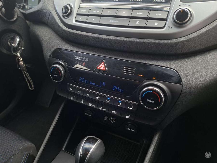 Balts Hyundai Tucson 2017 Šilutė, ar dzinēja tilpumu 1.69 L un nobraukumu 290 tūkst. km par 8900 €, foto 22 vietnē AUTOMOTO.COM.LV
