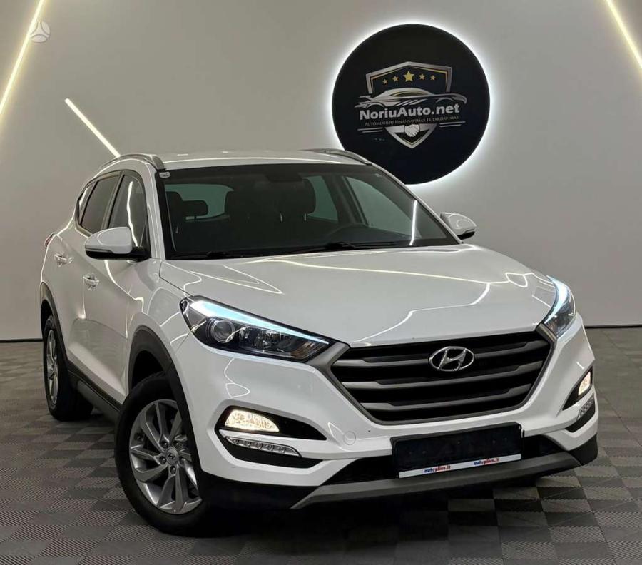 Balts Hyundai Tucson 2017 Marijampole, ar dzinēja tilpumu 2.00 L un nobraukumu 217 tūkst. km par 12450 €, foto 1 vietnē AUTOMOTO.COM.LV