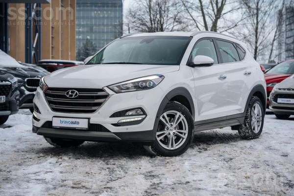Balts Hyundai Tucson 2018 Rīga, ar dzinēja tilpumu 1.60 L un nobraukumu 134 tūkst. km par 15990 €, foto 1 vietnē AUTOMOTO.COM.LV