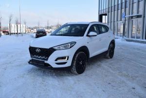 White Hyundai Tucson 2018 in Vilnius, with an engine capacity of 1.59 L and mileage of 116 thousand km for 14950 €, photo 3 on AUTOMOTO.COM.LV