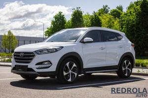 Balts Hyundai Tucson 2018 Kauņa, ar dzinēja tilpumu 1.60 L un nobraukumu 195 tūkst. km par 13200 €, foto  vietnē AUTOMOTO.COM.LV