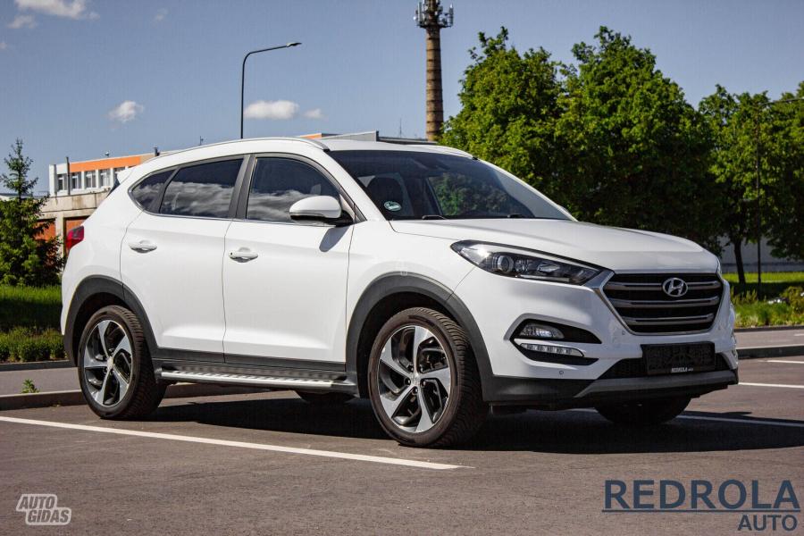 Balts Hyundai Tucson 2018 Kauņa, ar dzinēja tilpumu 1.60 L un nobraukumu 195 tūkst. km par 13200 €, foto 4 vietnē AUTOMOTO.COM.LV