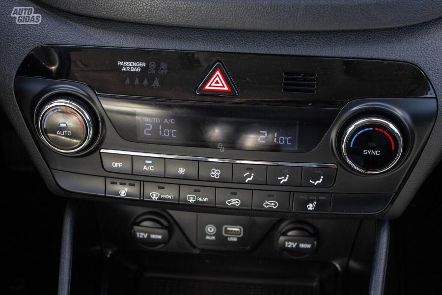Balts Hyundai Tucson 2018 Kauņa, ar dzinēja tilpumu 1.60 L un nobraukumu 195 tūkst. km par 13200 €, foto 18 vietnē AUTOMOTO.COM.LV