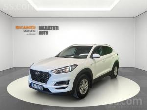 White Hyundai Tucson 2019 in Riga, with an engine capacity of 1.60 L and mileage of 64 thousand km for 13990 €, photo  on AUTOMOTO.COM.LV