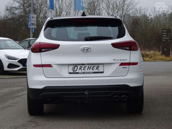 White Hyundai Tucson 2020 in Kaunas, with an engine capacity of 1.60 L and mileage of 69 thousand km for 27540 €, photo 6 on AUTOMOTO.COM.LV