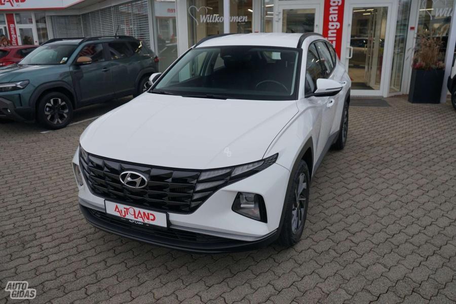 White Hyundai Tucson 2021 in Kaunas, with an engine capacity of 1.60 L and mileage of 65 thousand km for 23420 €, photo 13 on AUTOMOTO.COM.LV