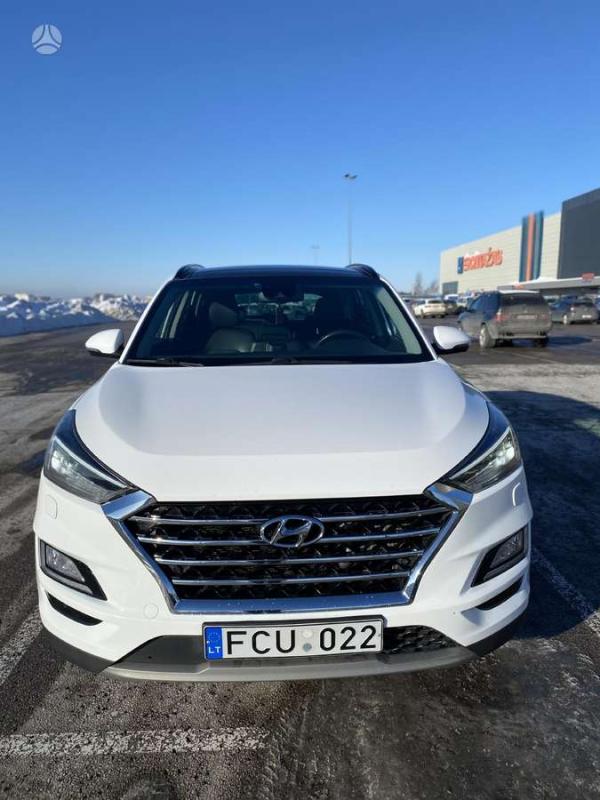 White Hyundai Tucson 2021 in Klaipeda, with an engine capacity of 1.60 L and mileage of 154 thousand km for 16200 €, photo 7 on AUTOMOTO.COM.LV