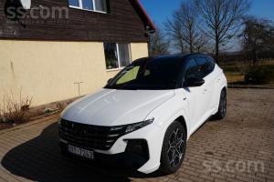 White Hyundai Tucson 2021 in Dobele, with an engine capacity of 1.60 L and mileage of 32 thousand km for 20500 €, photo 7 on AUTOMOTO.COM.LV