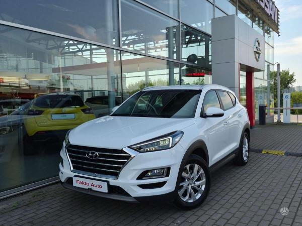 Balts Hyundai Tucson 2021 Viļņa, ar dzinēja tilpumu 1.59 L un nobraukumu 85 tūkst. km par 17900 €, foto  vietnē AUTOMOTO.COM.LV