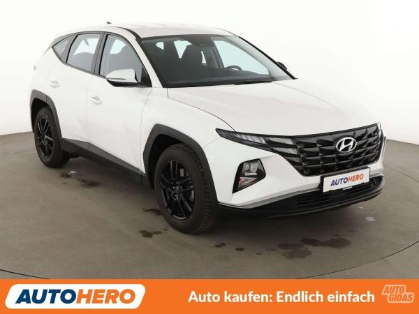 White Hyundai Tucson 2022 in Kaunas, with an engine capacity of 1.60 L and mileage of 11 thousand km for 29353 €, photo 8 on AUTOMOTO.COM.LV