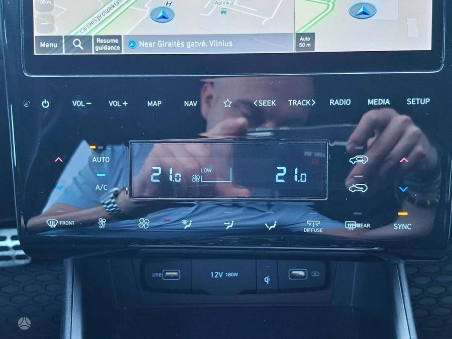 Balts Hyundai Tucson 2022 Viļņa, ar dzinēja tilpumu 1.60 L un nobraukumu 38 tūkst. km par 24900 €, foto 13 vietnē AUTOMOTO.COM.LV