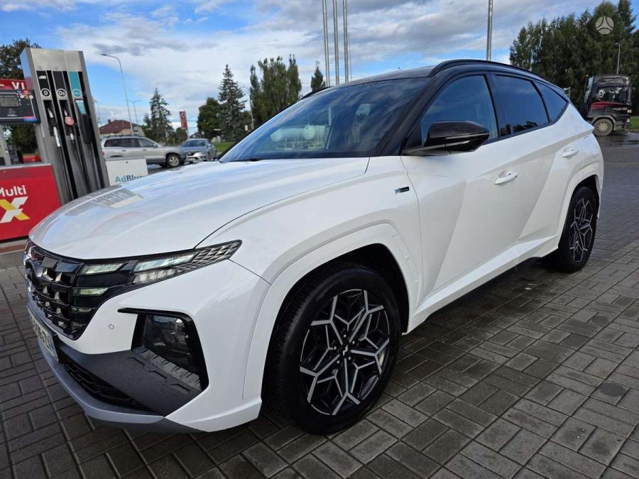 Balts Hyundai Tucson 2022 Tauragė, ar dzinēja tilpumu 1.60 L un nobraukumu 190 tūkst. km par 19239 €, foto 1 vietnē AUTOMOTO.COM.LV