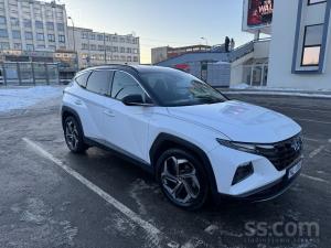 Balts Hyundai Tucson 2023 Rīga, ar dzinēja tilpumu 1.60 L un nobraukumu 45 tūkst. km par 25500 €, foto  vietnē AUTOMOTO.COM.LV