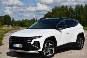 Balts Hyundai Tucson 2024 Rīga, ar dzinēja tilpumu 1.60 L un nobraukumu 36 tūkst. km par 30950 €, foto  vietnē AUTOMOTO.COM.LV