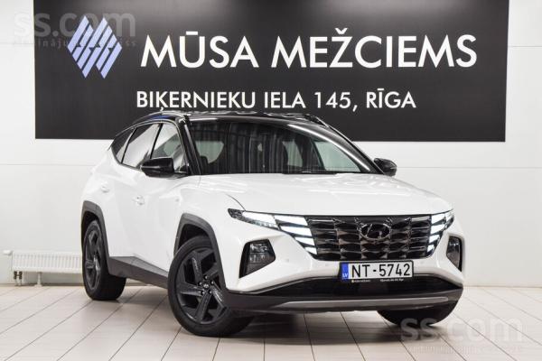 Hyundai Tucson 2024 Rīga vietnē Balts Hyundai Tucson 2024 Rīga, ar dzinēja tilpumu 1.60 L un nobraukumu 107 tūkst. km par 25990 €, foto 4 vietnē AUTOMOTO.COM.LV