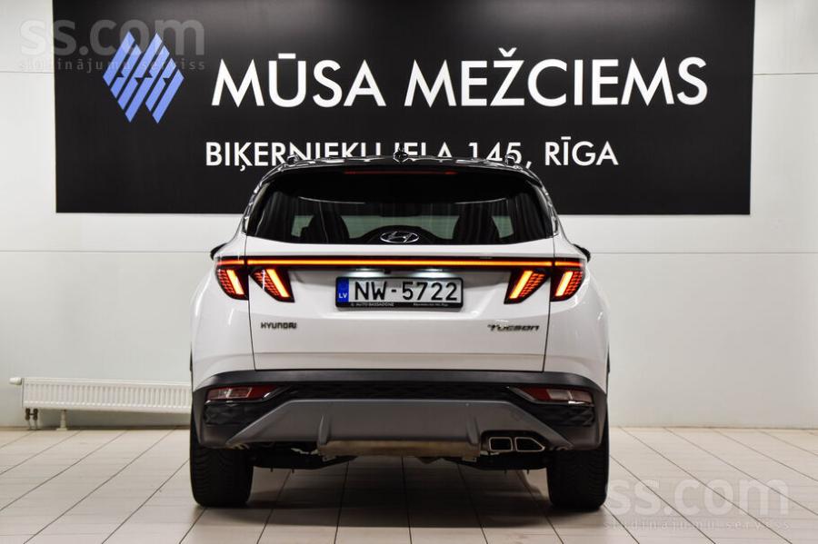 Balts Hyundai Tucson 2024 Rīga, ar dzinēja tilpumu 1.60 L un nobraukumu 84 tūkst. km par 26490 €, foto 8 vietnē AUTOMOTO.COM.LV