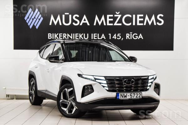 Белый Хендай Туксон 2024 в Рига, объемом двигателя 1.60 л и пробегом 84 тыс. км за 26490 €, фото 4 на AUTOMOTO.COM.LV
