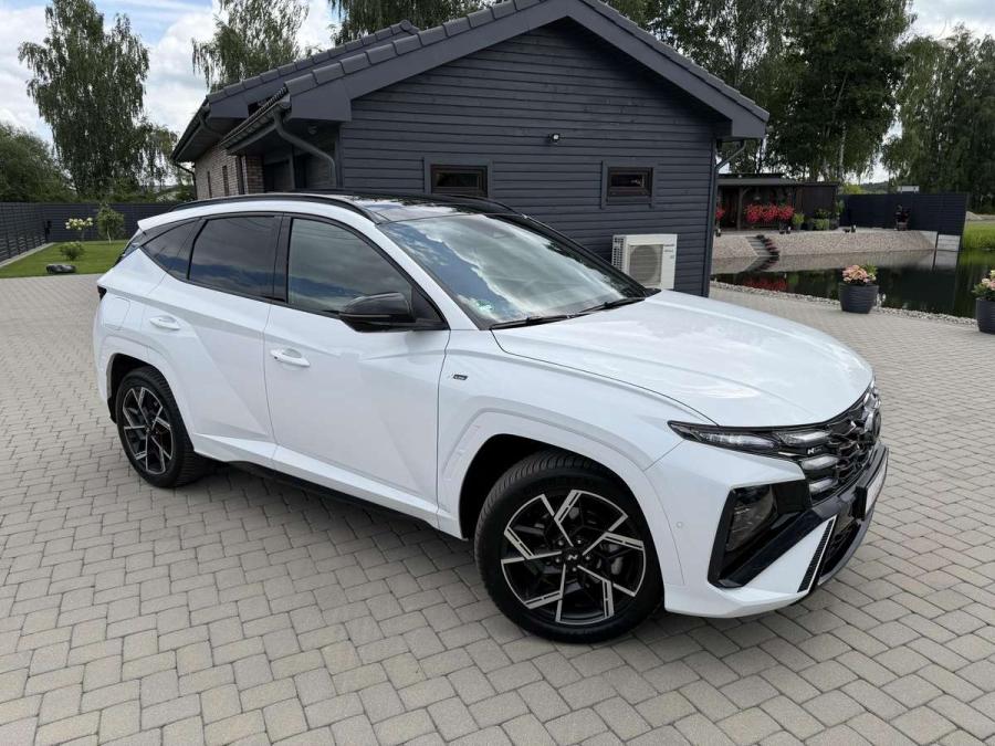 White Hyundai Tucson 2025 in Telschi, with an engine capacity of 1.60 L and mileage of 14 thousand km for 37300 €, photo 25 on AUTOMOTO.COM.LV