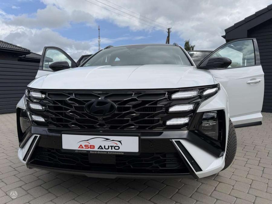 White Hyundai Tucson 2025 in Telschi, with an engine capacity of 1.60 L and mileage of 14 thousand km for 37300 €, photo 30 on AUTOMOTO.COM.LV