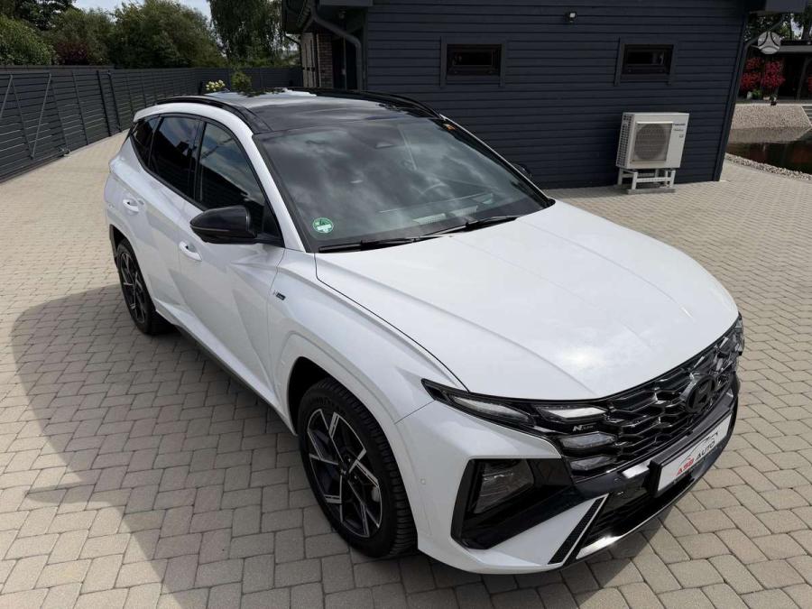 White Hyundai Tucson 2025 in Telschi, with an engine capacity of 1.60 L and mileage of 14 thousand km for 37300 €, photo 43 on AUTOMOTO.COM.LV