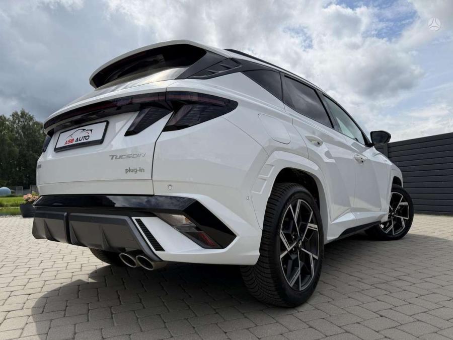White Hyundai Tucson 2025 in Telschi, with an engine capacity of 1.60 L and mileage of 14 thousand km for 37300 €, photo 49 on AUTOMOTO.COM.LV