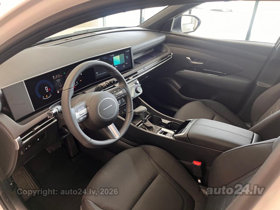 White Hyundai Tucson 2026 in Kuressaare, with an engine capacity of 1.60 L and mileage of 0 thousand km for 29999 €, photo 7 on AUTOMOTO.COM.LV