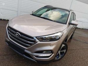 Yellow Hyundai Tucson 2018 in Birstonas, with an engine capacity of 2.00 L and mileage of 280 thousand km for 12599 €, photo  on AUTOMOTO.COM.LV