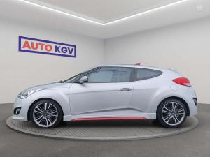 Grey Hyundai Veloster 2016 in Vilnius, with an engine capacity of 1.60 L and mileage of 101 thousand km for 6999 €, photo 3 on AUTOMOTO.COM.LV
