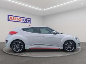 Grey Hyundai Veloster 2016 in Vilnius, with an engine capacity of 1.60 L and mileage of 101 thousand km for 6999 €, photo 7 on AUTOMOTO.COM.LV
