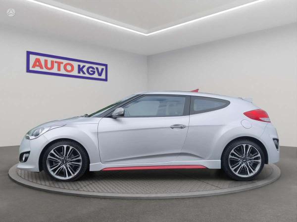 Pelēks Hyundai Veloster 2016 Viļņa, ar dzinēja tilpumu 1.60 L un nobraukumu 101 tūkst. km par 6999 €, foto 2 vietnē AUTOMOTO.COM.LV