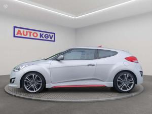 Grey Hyundai Veloster 2016 in Vilnius, with an engine capacity of 1.60 L and mileage of 101 thousand km for 6999 €, photo 3 on AUTOMOTO.COM.LV