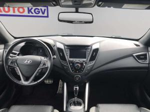 Grey Hyundai Veloster 2016 in Vilnius, with an engine capacity of 1.60 L and mileage of 101 thousand km for 6999 €, photo 13 on AUTOMOTO.COM.LV