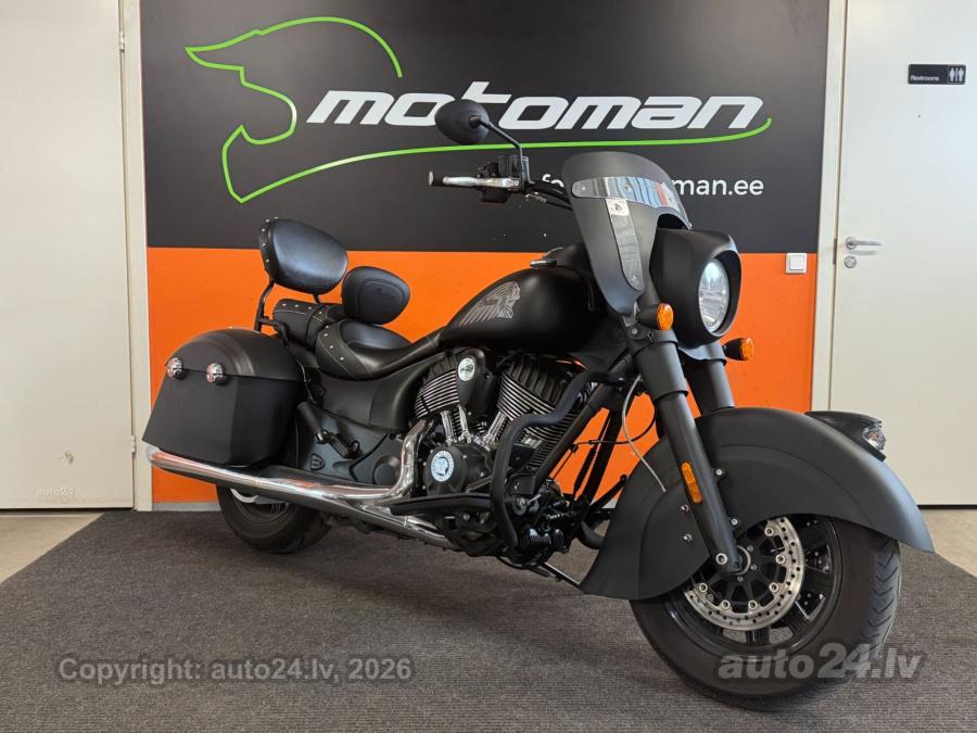Melns Indian Chief 2017 Tartu, ar dzinēja tilpumu 1.81 L un nobraukumu 28 tūkst. km par 11990 €, foto 1 vietnē AUTOMOTO.COM.LV