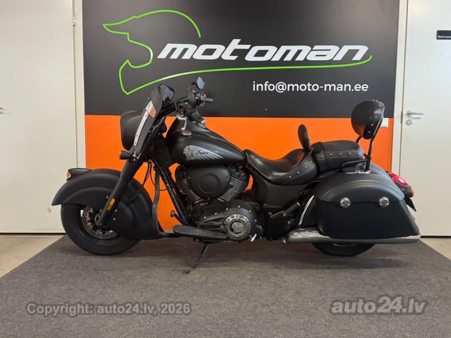 Melns Indian Chief 2017 Tartu, ar dzinēja tilpumu 1.81 L un nobraukumu 28 tūkst. km par 11990 €, foto 6 vietnē AUTOMOTO.COM.LV