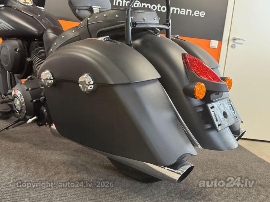Melns Indian Chief 2017 Tartu, ar dzinēja tilpumu 1.81 L un nobraukumu 28 tūkst. km par 11990 €, foto 11 vietnē AUTOMOTO.COM.LV