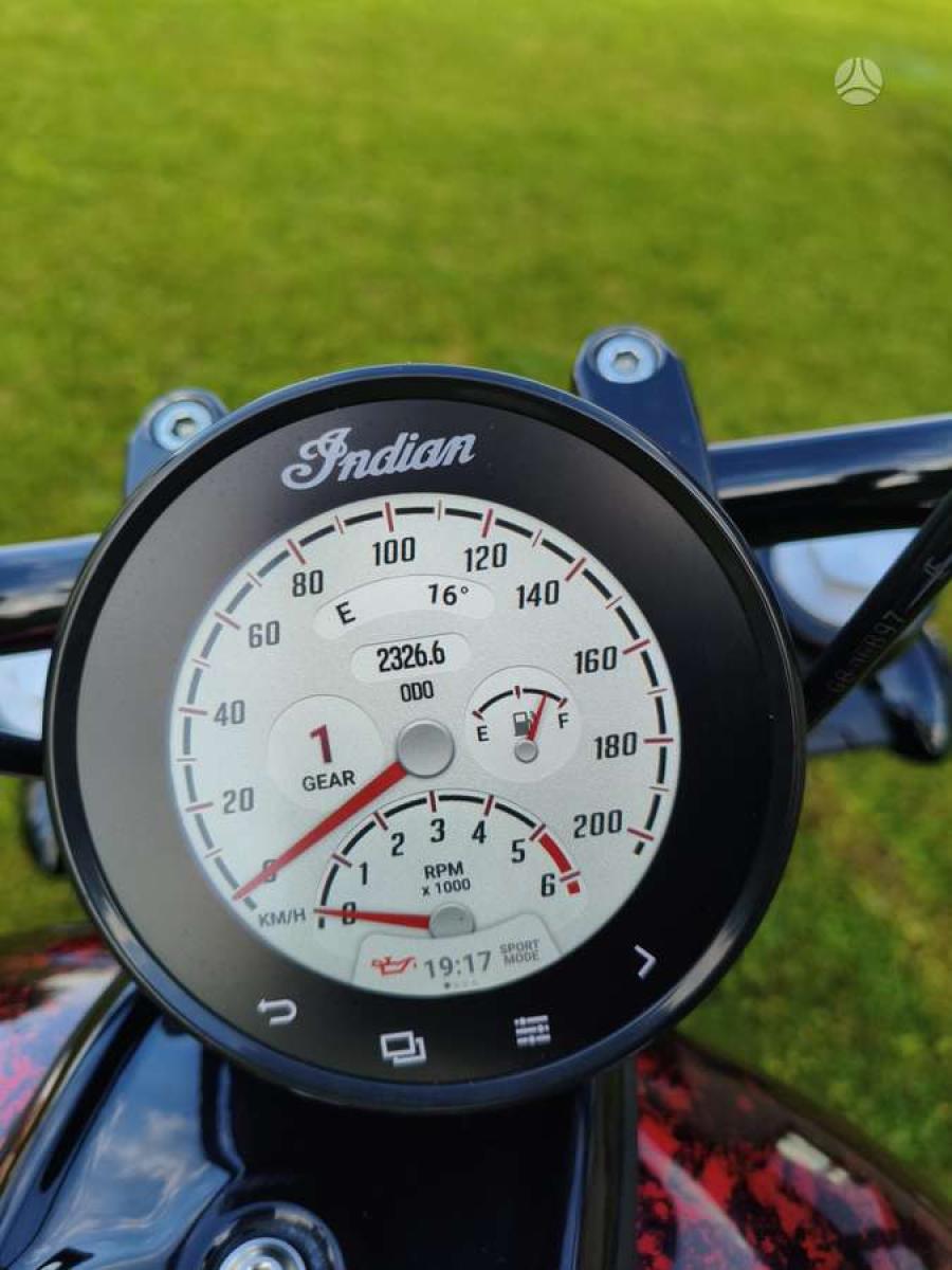 Indian Chief 2023 Viļņa, ar dzinēja tilpumu 1.90 L un nobraukumu 2 tūkst. km par 14500 €, foto 15 vietnē AUTOMOTO.COM.LV