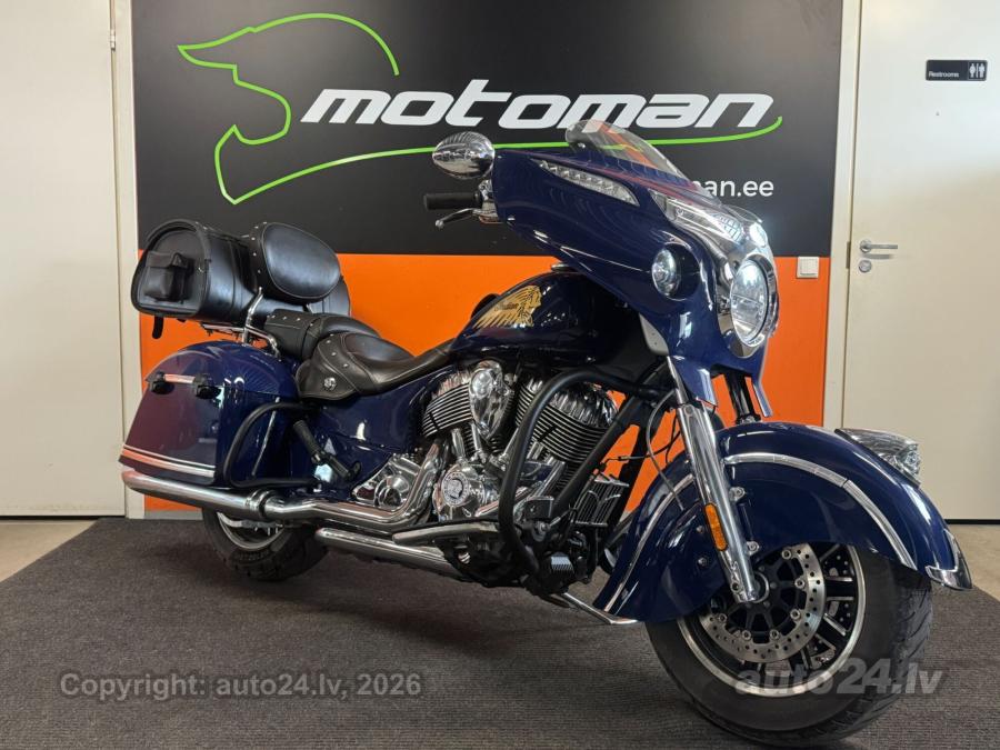 Blue Indian Chieftain 2015 in Tartu, with an engine capacity of 1.81 L and mileage of 75 thousand km for 11490 €, photo 4 on AUTOMOTO.COM.LV