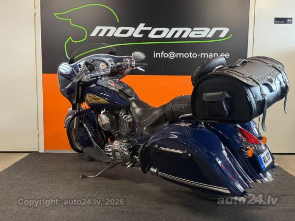 Blue Indian Chieftain 2015 in Tartu, with an engine capacity of 1.81 L and mileage of 75 thousand km for 11490 €, photo 6 on AUTOMOTO.COM.LV