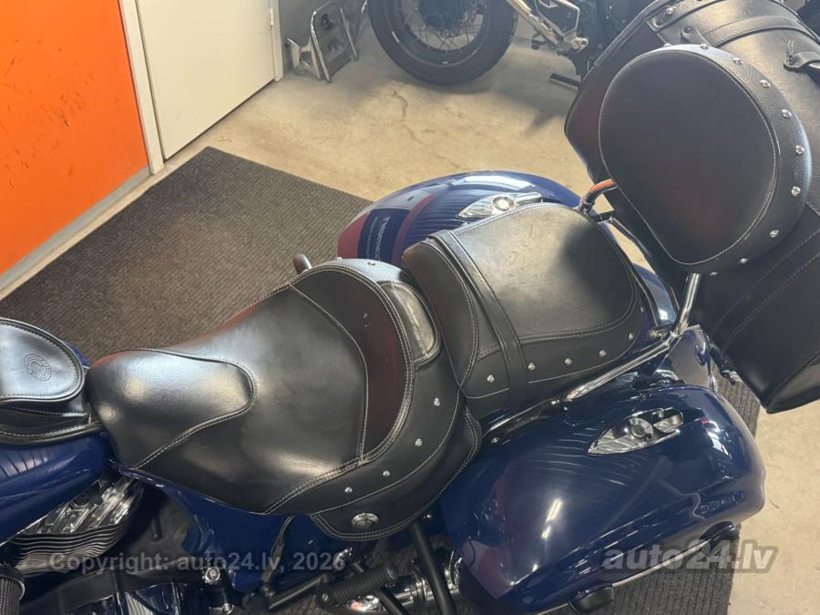 Blue Indian Chieftain 2015 in Tartu, with an engine capacity of 1.81 L and mileage of 75 thousand km for 11490 €, photo 12 on AUTOMOTO.COM.LV