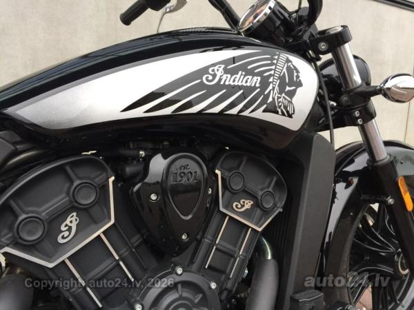 Black Indian Scout 2017 in Tallinn, with an engine capacity of 1.00 L and mileage of 7 thousand km for 10000 €, photo 4 on AUTOMOTO.COM.LV