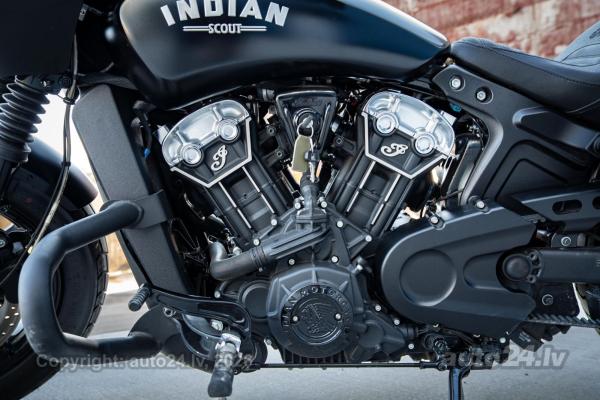 Black Indian Scout 2019 in Tartu, with an engine capacity of 1.13 L and mileage of 22 thousand km for 10700 €, photo 5 on AUTOMOTO.COM.LV