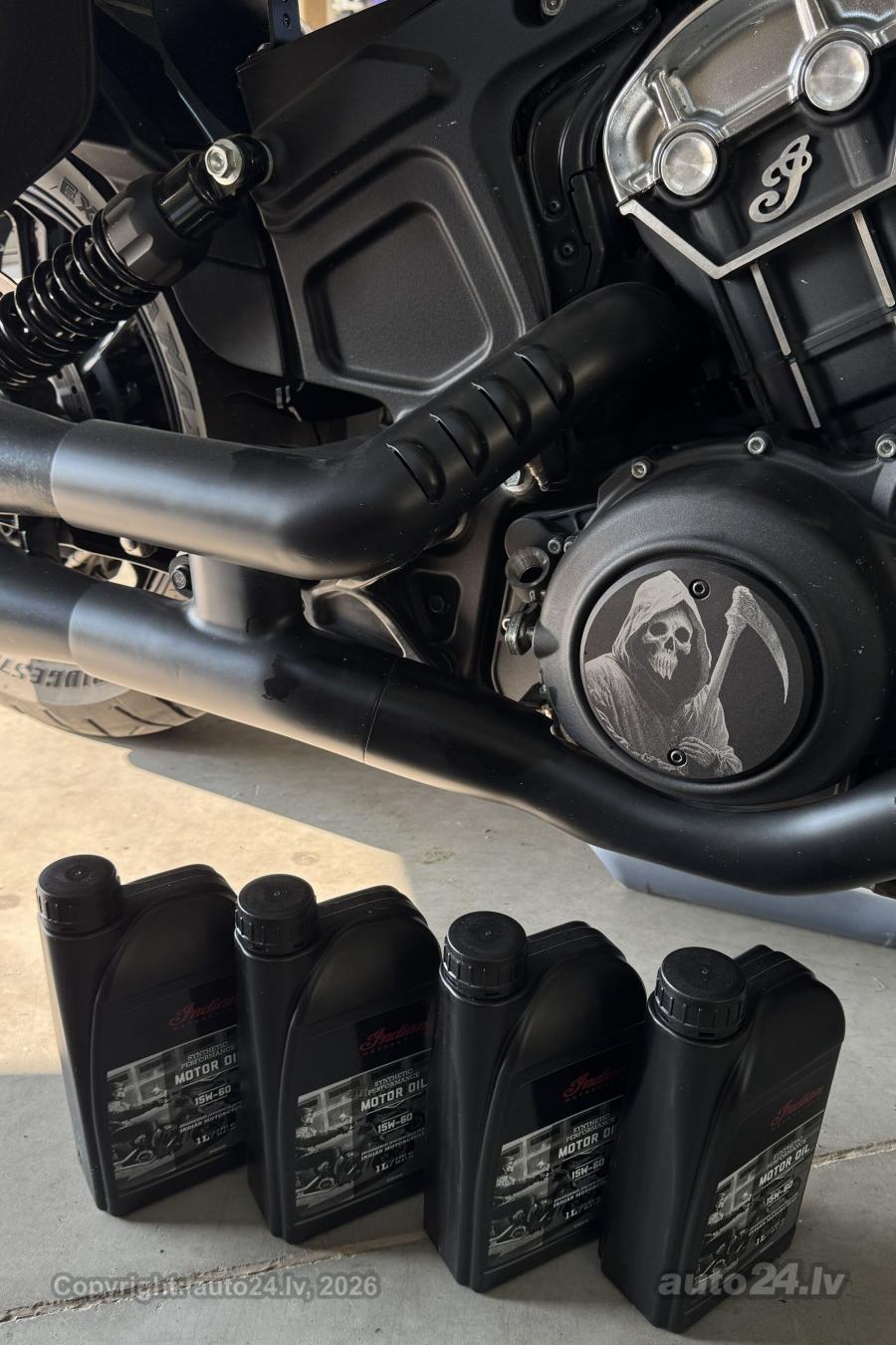 Black Indian Scout 2021 in Tartu, with an engine capacity of 1.13 L and mileage of 22 thousand km for 11999 €, photo 18 on AUTOMOTO.COM.LV