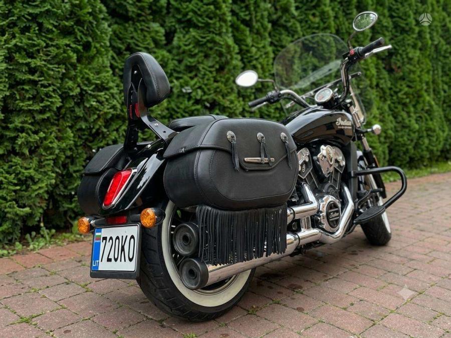 Black Indian Scout 2021 in Vilnius, with an engine capacity of 1.25 L and mileage of 20 thousand km for 11200 €, photo 3 on AUTOMOTO.COM.LV