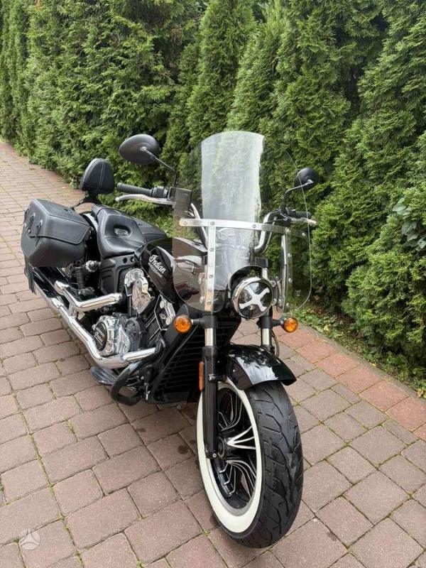 Indian Scout 2021 in Vilnius on AUTOMOTO.COM.LV Black Indian Scout 2021 in Vilnius, with an engine capacity of 1.25 L and mileage of 20 thousand km for 11200 €, photo 7 on AUTOMOTO.COM.LV